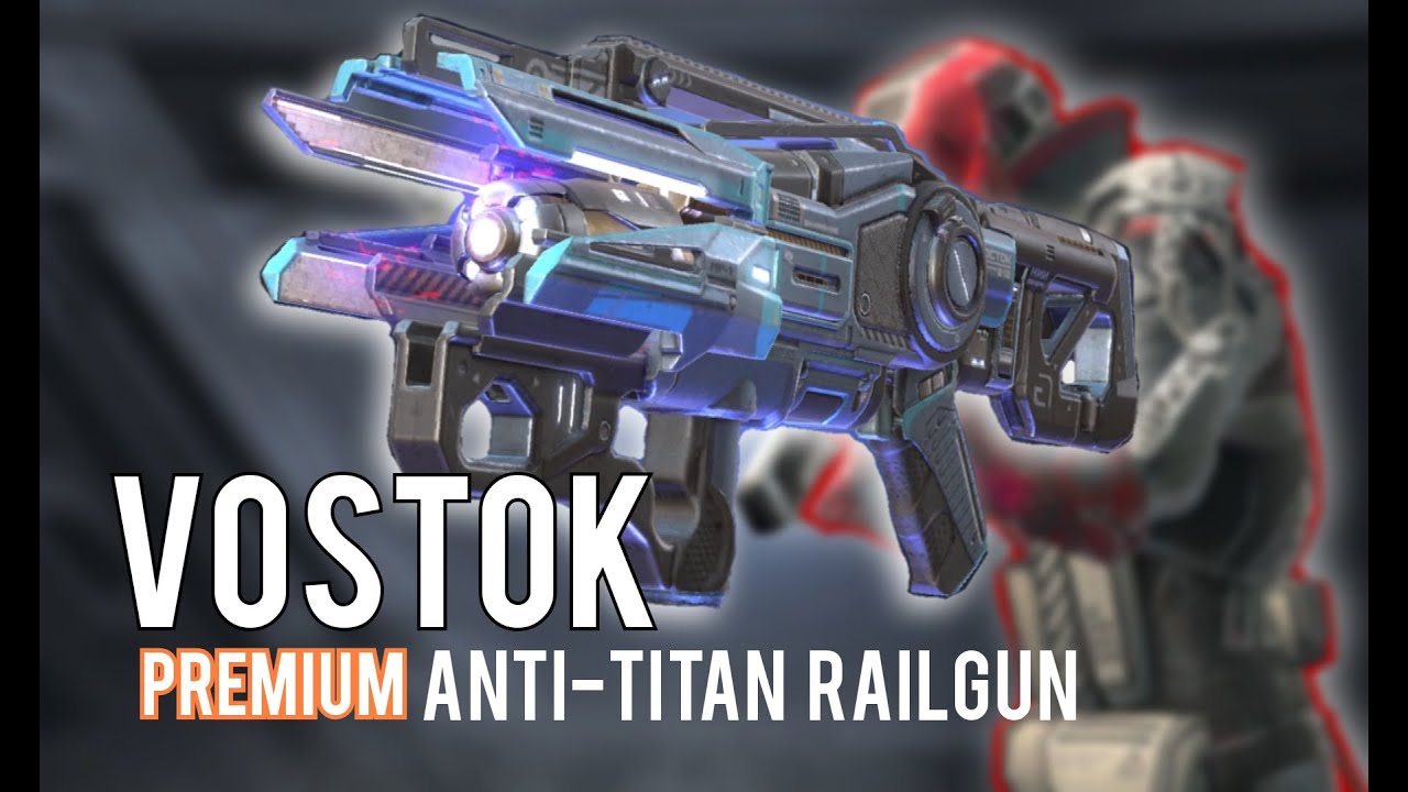 Infinity Ops Sci-Fi FPS- Premium Anti-Titan Railgun Vostok l Weapon ...