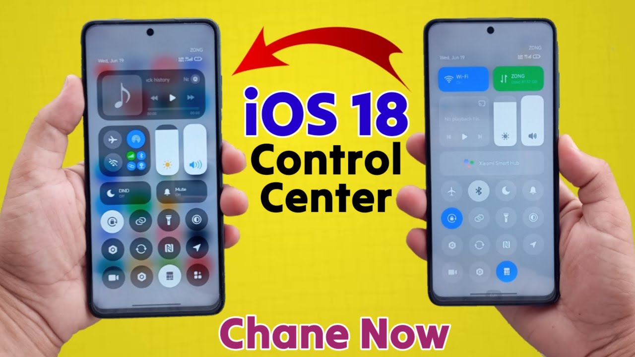 Change boring Old Control center to iOS 18 Control Center - YouTube