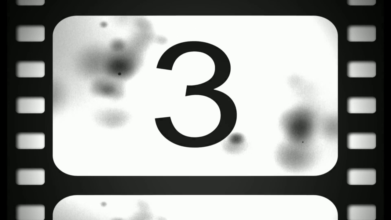 Movie Countdown 5 4 3 2 1 With Sound