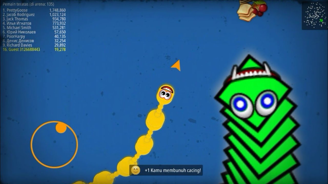 Permainan Cacing besar alaska jebak cacing besar betina auto kenyang ...