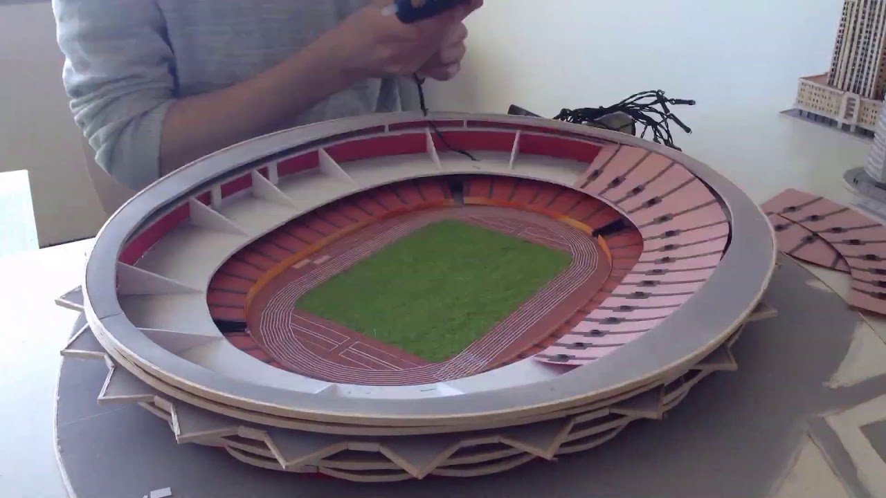How to build Beijing National stadium scale model (Part 2/3) | HLMS ...