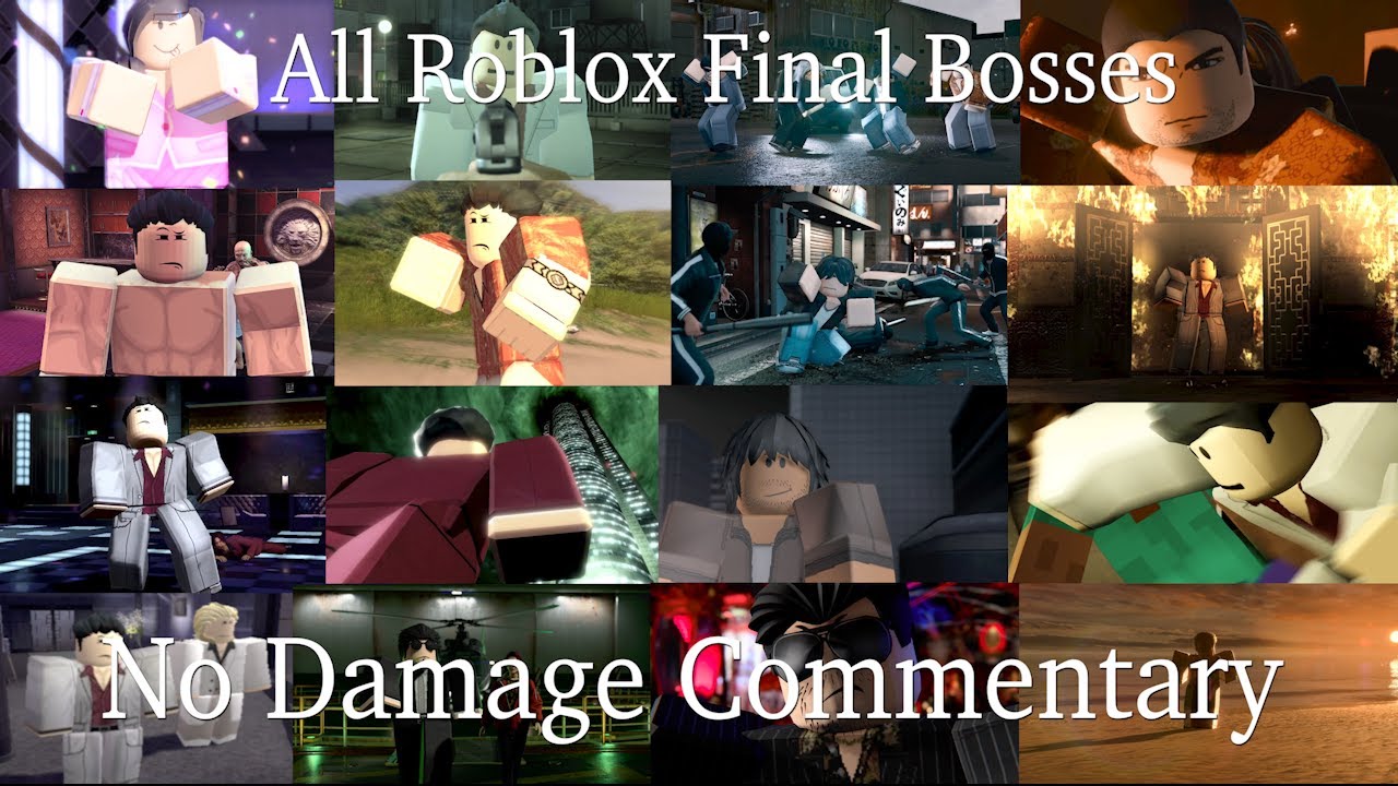All Roblox Final Bosses No Damage (Commentary) (1988-2024) - YouTube