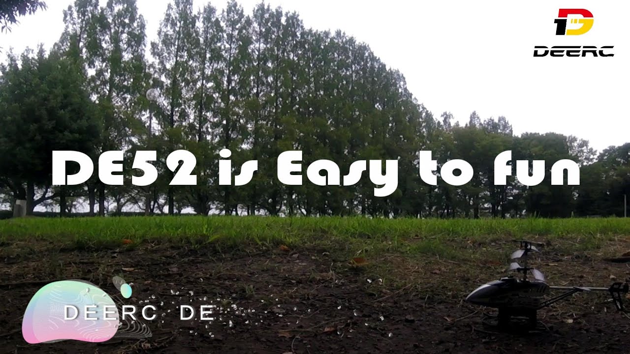 DEERC DE52 室内用ヘリコプター - YouTube
