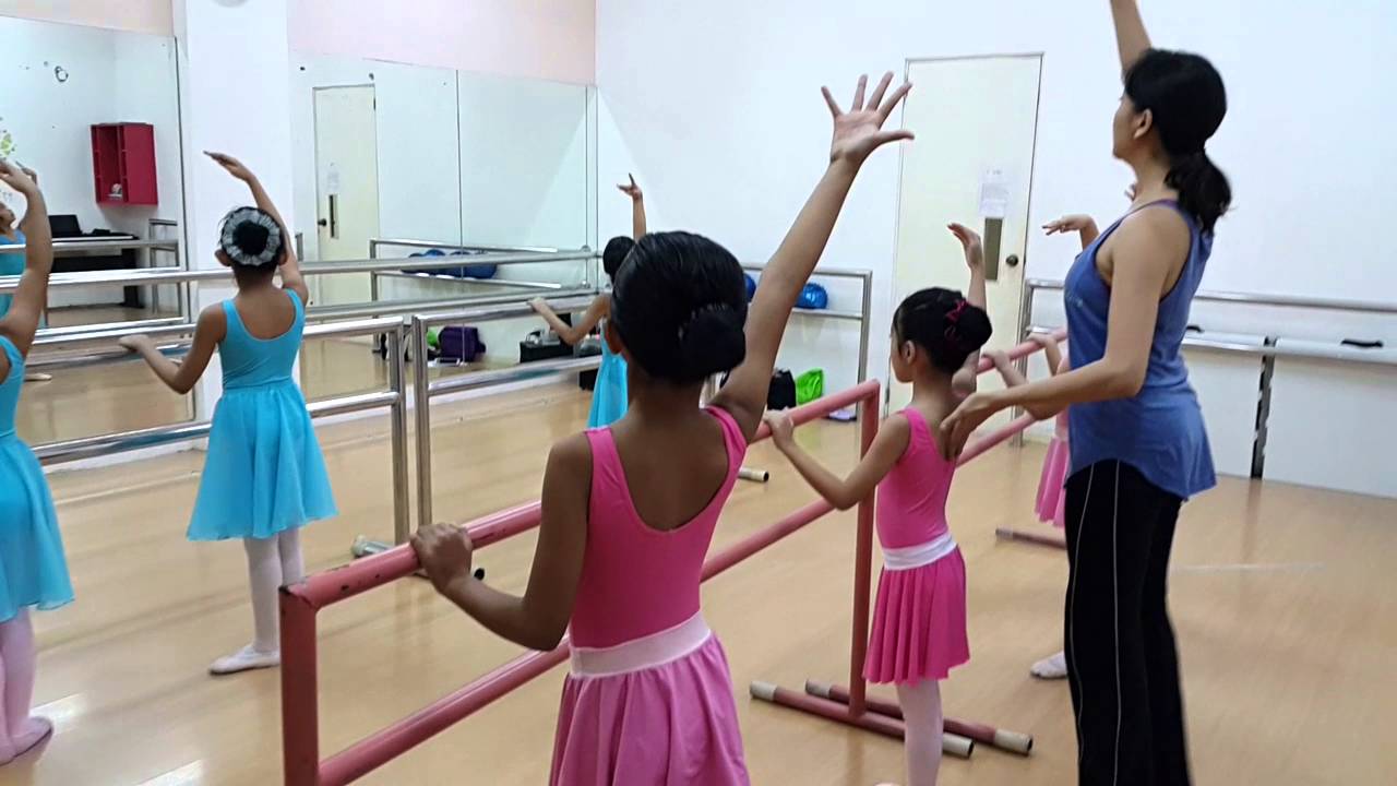 Twinkle Toes Ballet Plies Primary Ballet Class Part 1 Girl 1st day of ...