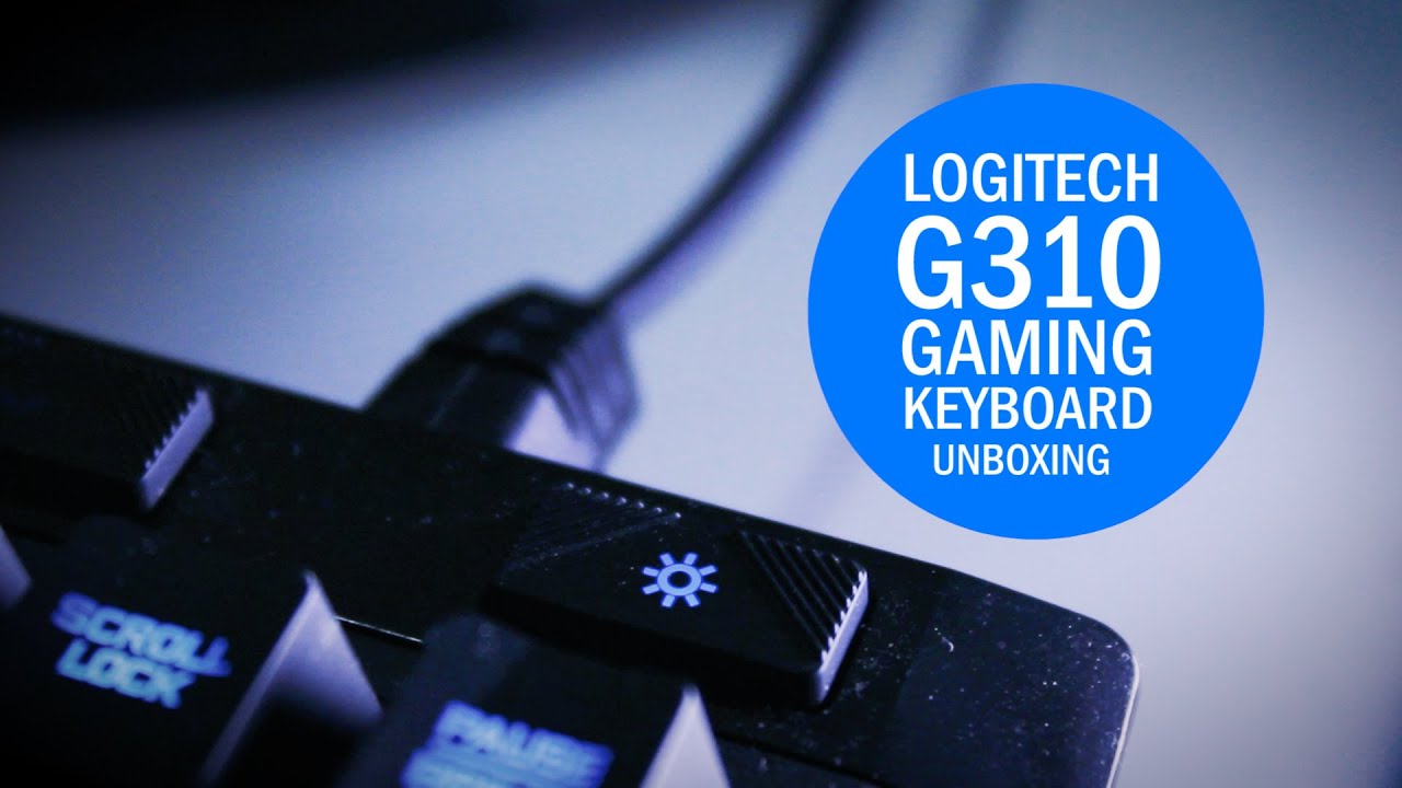 The Logitech G310 Atlas Dawn gaming keyboard unboxing - YouTube