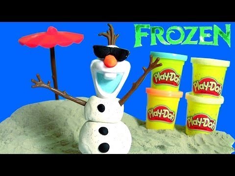 Play Doh Summertime Olaf at the Beach NEW Disney FROZEN Play-Doh ...