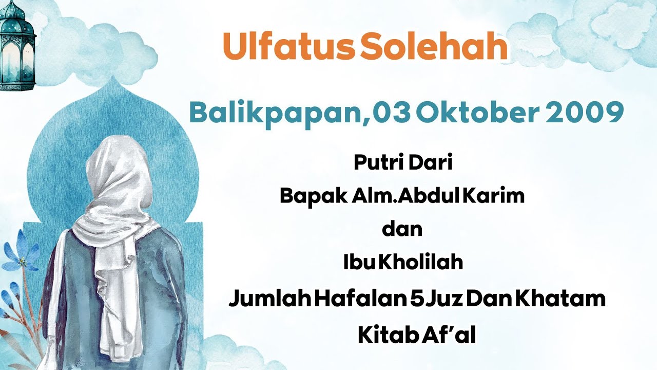 Wisuda Istimewa Baca Kitab : Ulfatus Sholihah - YouTube