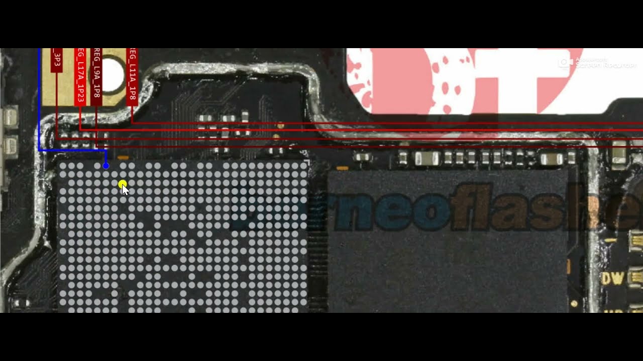 schematic diagram of redmi 9 power of wifi bluetooth and gps - YouTube