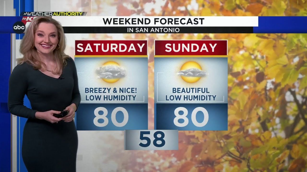 WEEKEND FORECAST: Best weather since May in San Antonio! - YouTube