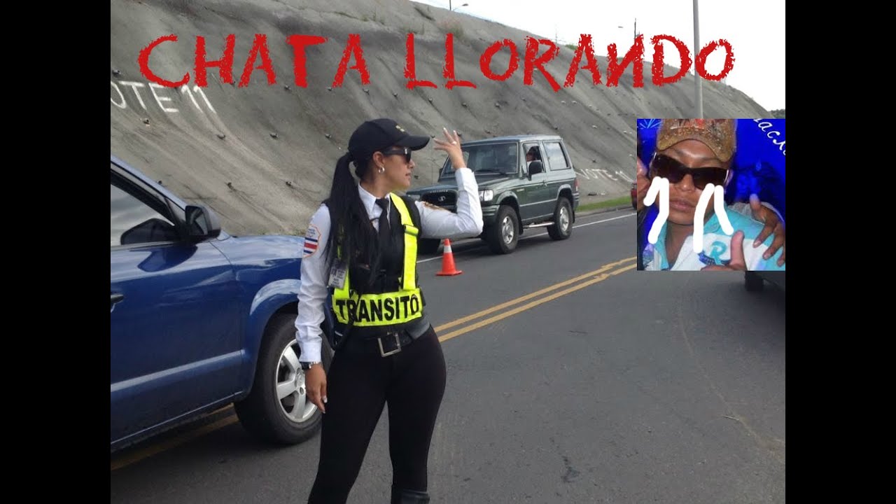 Chata llora a trafico (Costa Rica) - YouTube