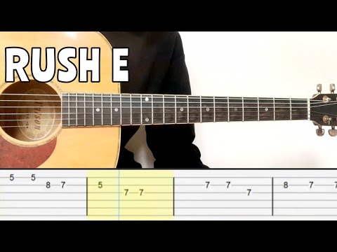 Rush E (EASY Guitar Tutorial Tab) - YouTube