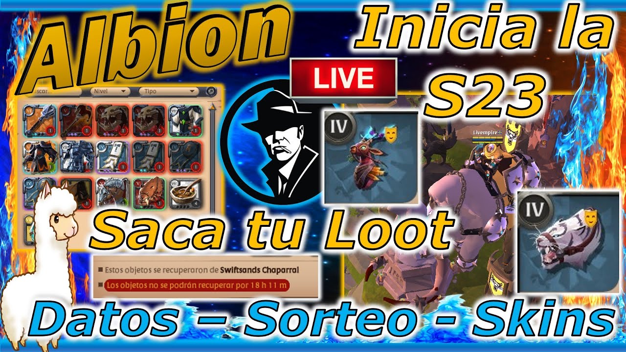 ⚠️INICIA LA SEASON 23 | SORTEO | SKINS | DATOS | Albion Online🏹 - YouTube