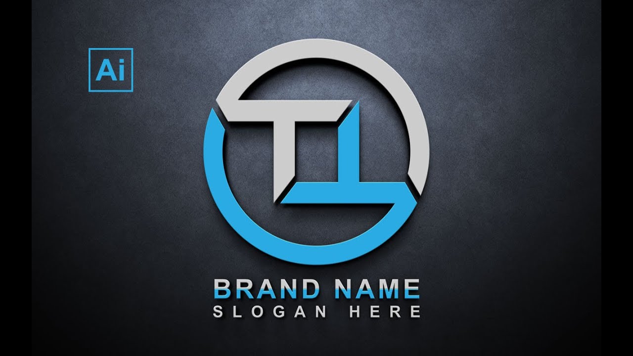 Logo Design In Adobe Illustrator | How to make Typography Logo Design ...