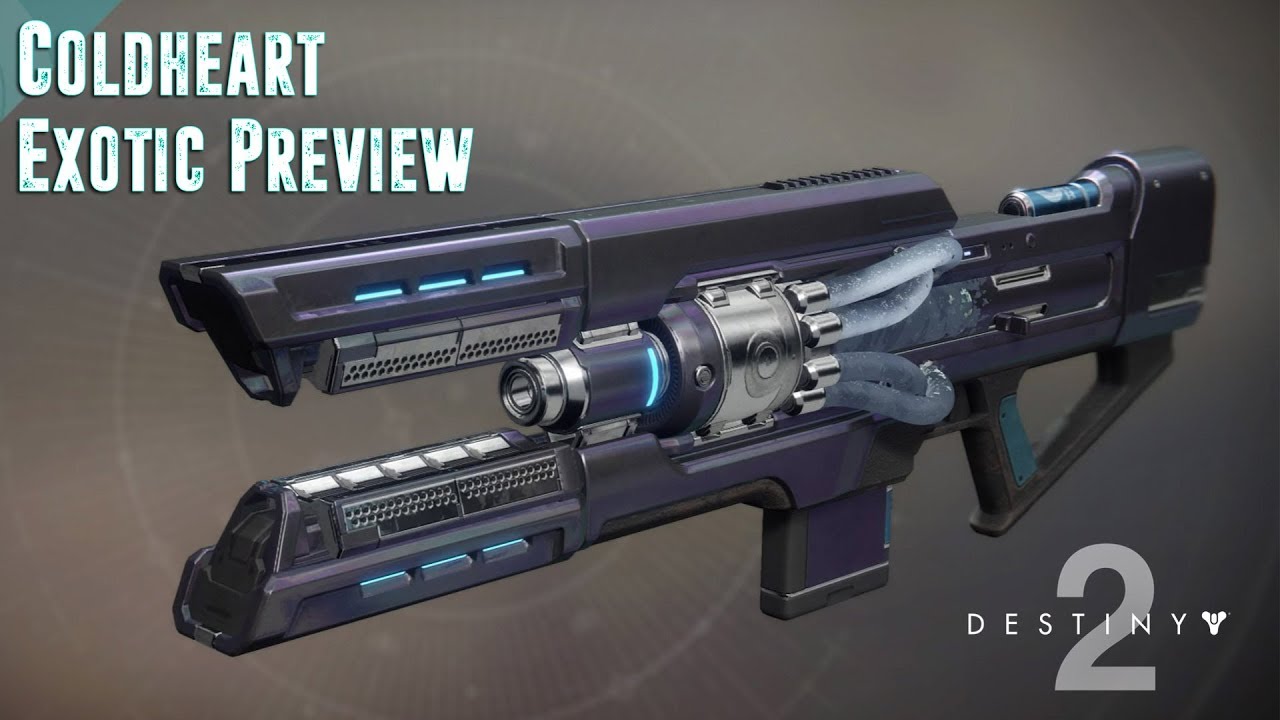 Coldheart Exotic Auto Rifle Preview - Destiny 2 - YouTube