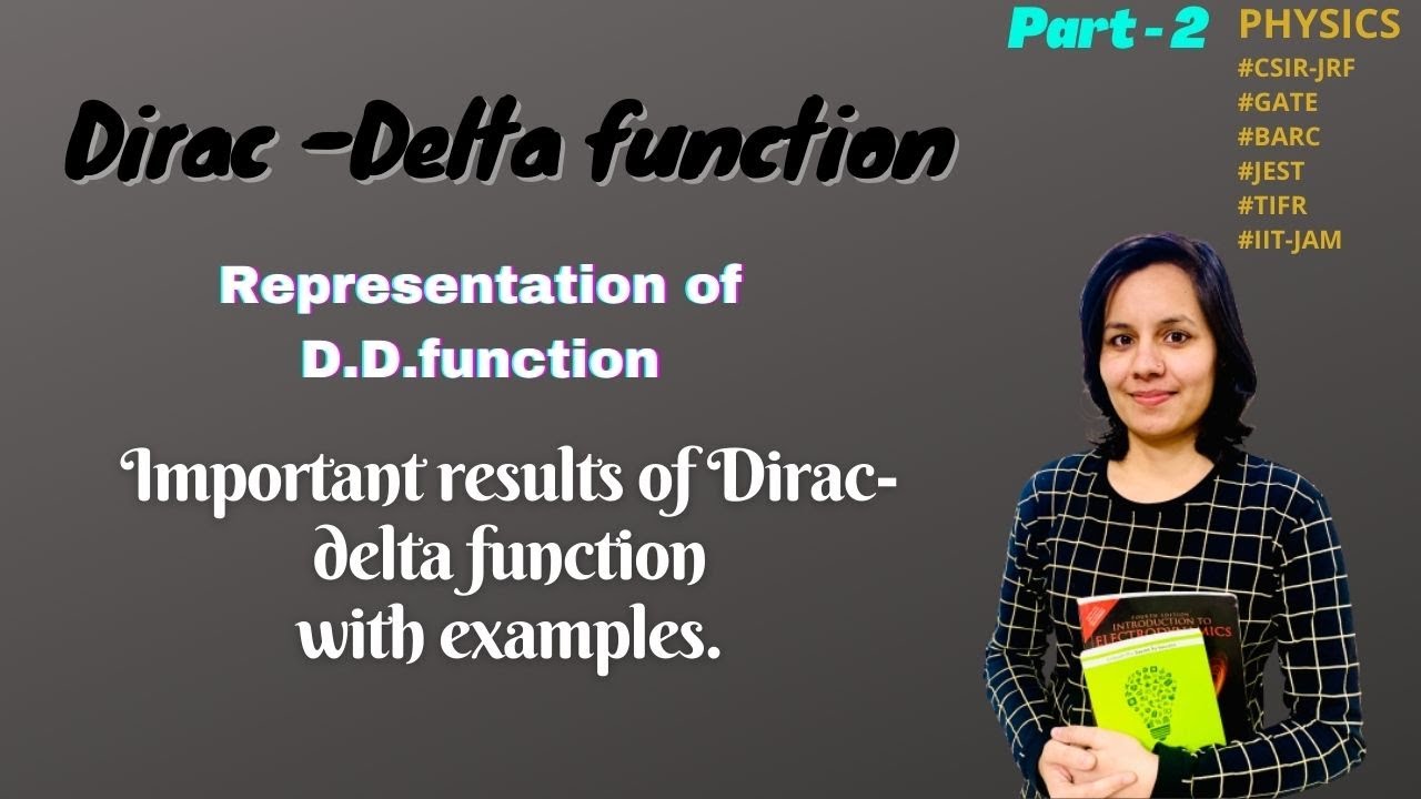 Dirac - delta function part- 2 | Important results of dirac delta ...
