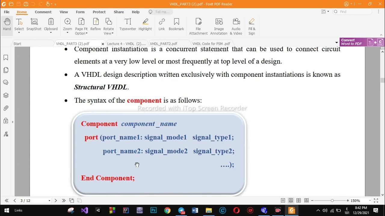 vhdl part 10 - YouTube