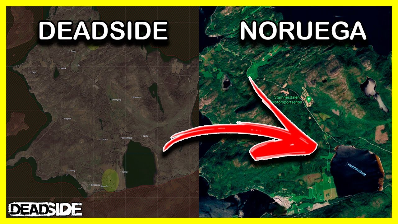 ENCONTRARAM O MAPA DO DEADSIDE NA VIDA REAL!!! - YouTube