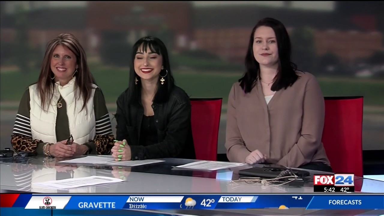 Poteau High School Students Visit Fox24 - YouTube