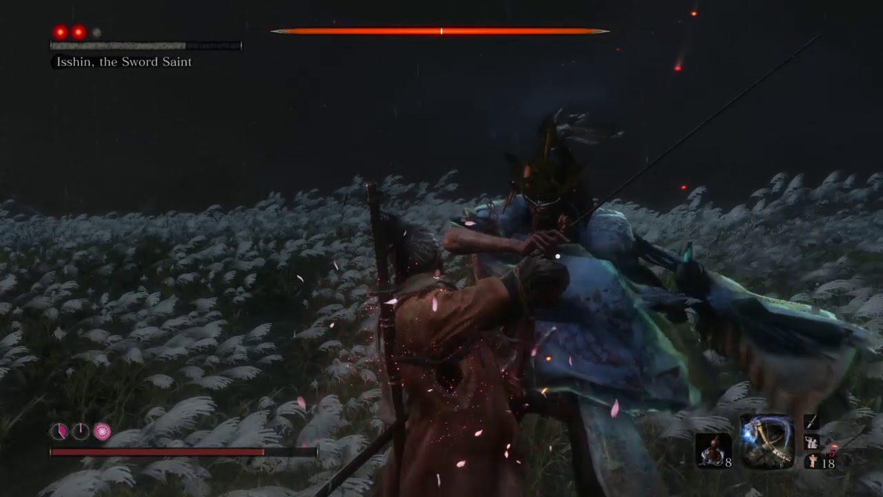 Sekiro final boss kill pre-patch (v1.02) - YouTube