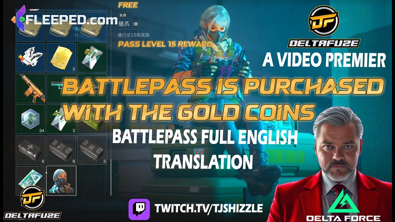 🎮 World Premiere: Delta Force Battle Pass Reveal – Full On-Screen ...