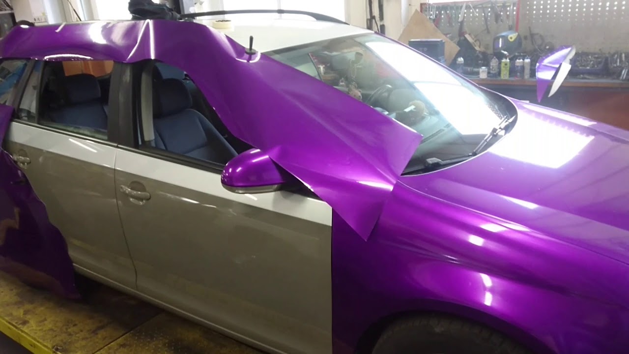 VW Golf 5 - wrap folie aneb změna je život. - YouTube