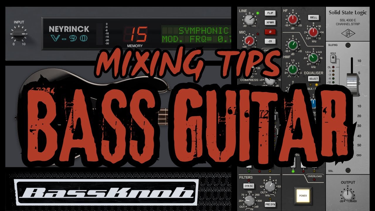 Mixing Tips: BASS GUITAR | SPX90, Dimension-D, Compression etc. - YouTube