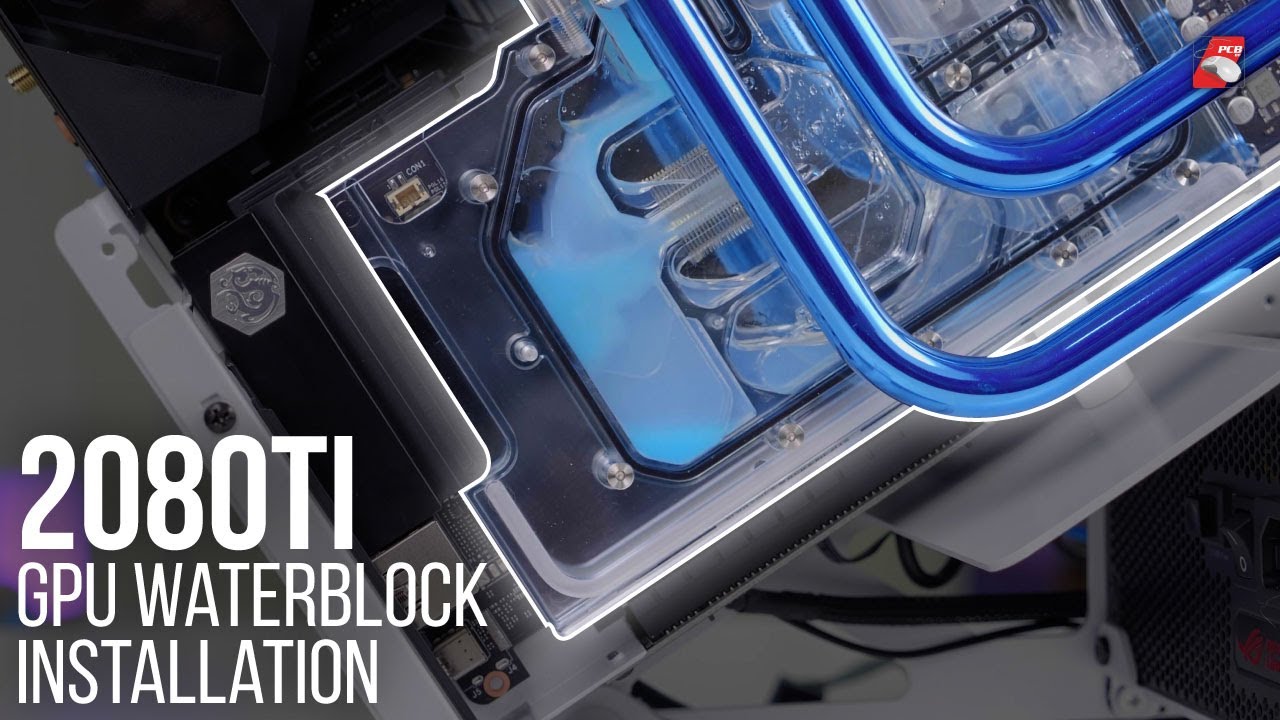 How to install GPU Waterblock | Strix RTX 2080Ti | Bitspower Lutan ...