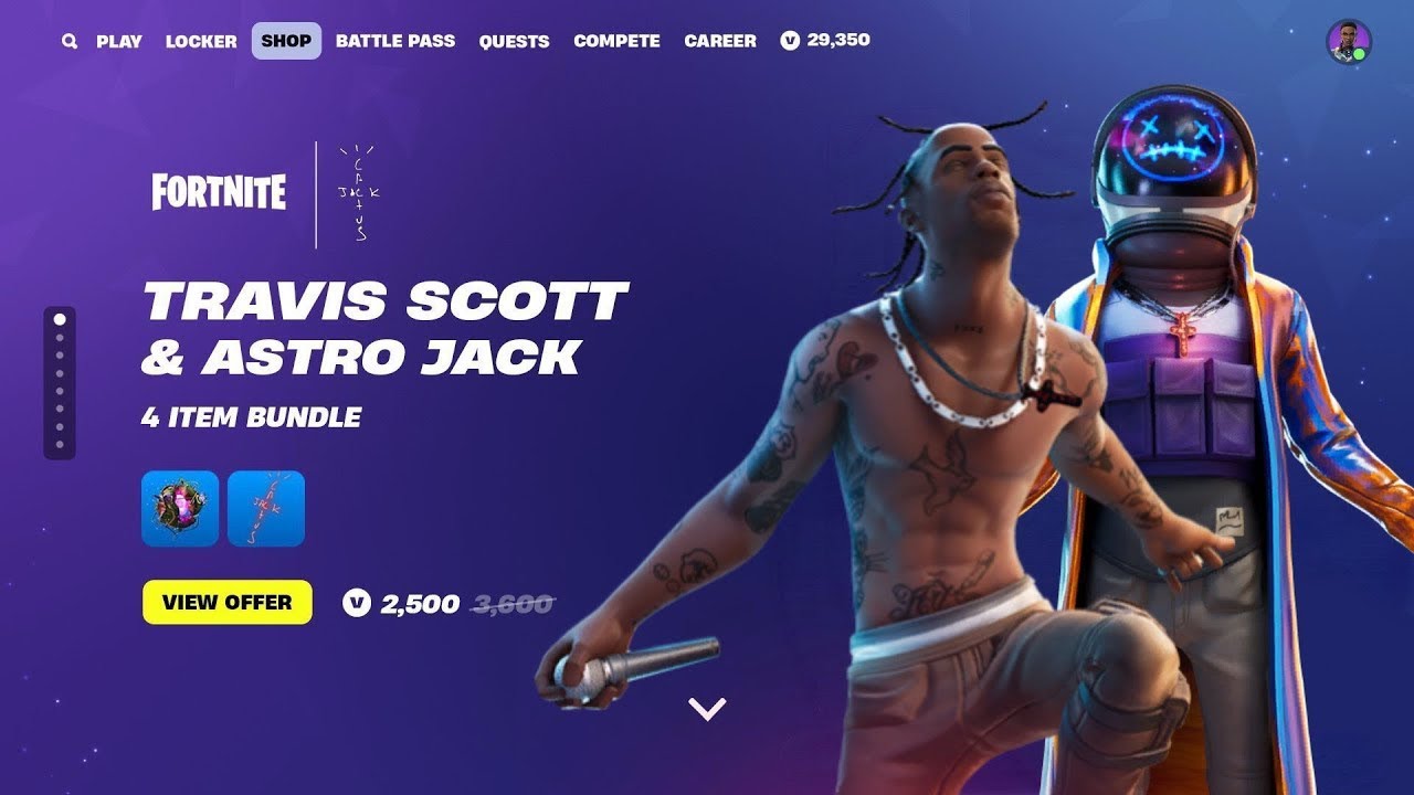 ES OFICIAL HOY SALE TRAVIS SCOTT EN FORTNITE LUEGO DE 4 AÑOS SACADA UNA ...