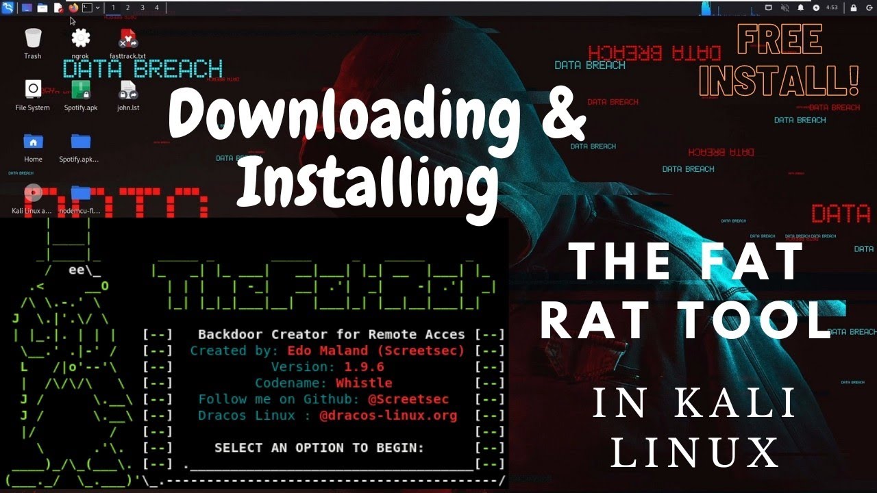 [Hindi] What is FatRat Tool ? | Setup & Configure in Kali Linux # ...