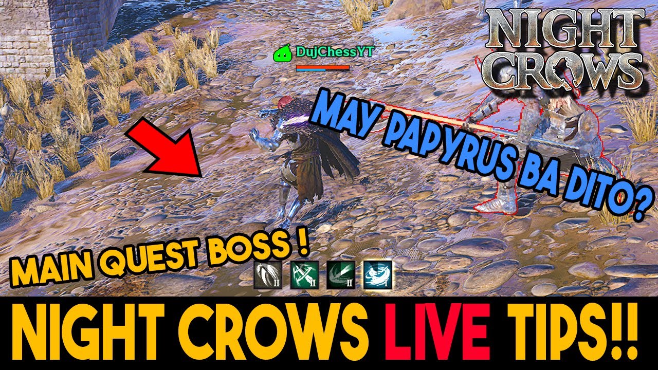 NIGHT CROWS LIVE 56! Hirap ng boss dito! - YouTube