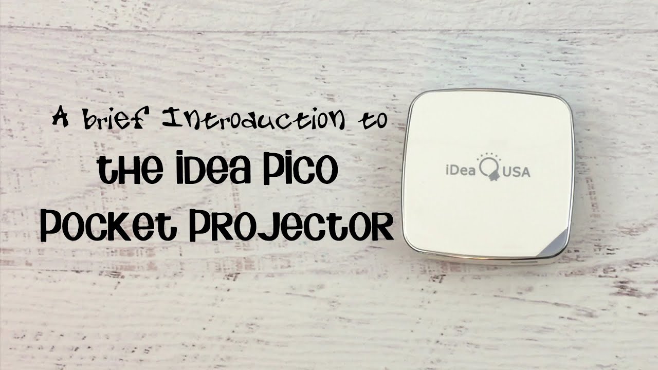 Baker's Basic on the Idea Pico Pocket Projector - YouTube