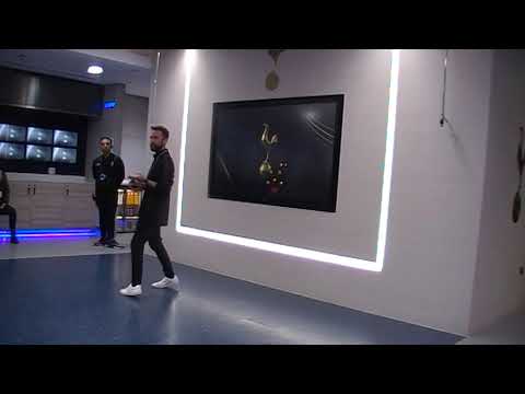 Spurs tour talk at THFC Stadium in the team changing room - YouTube