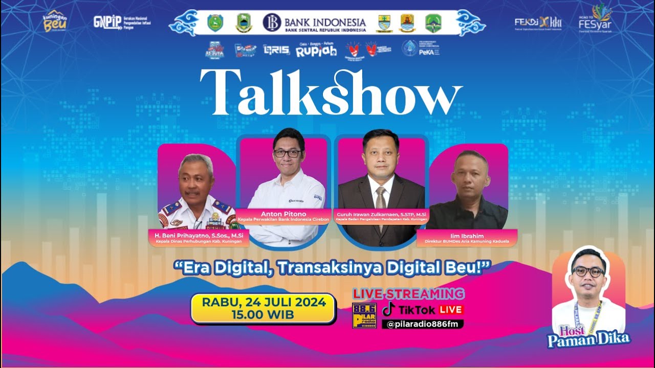 LIVE TALK SHOW "Era Digital, Transaksinya Digital Beu!" - YouTube