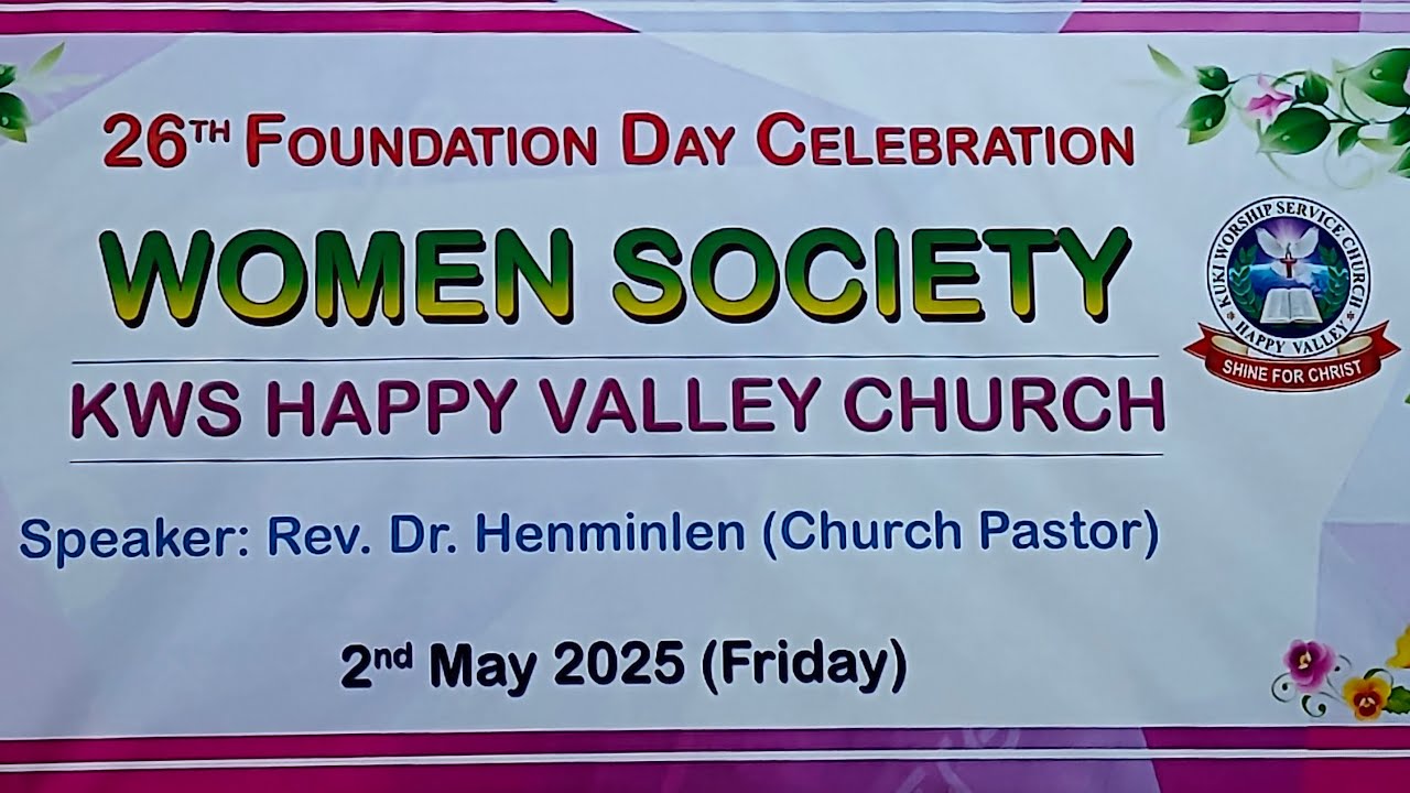 FOUNDATION DAY 2nd Session KWS Happy Valley Church is live - YouTube