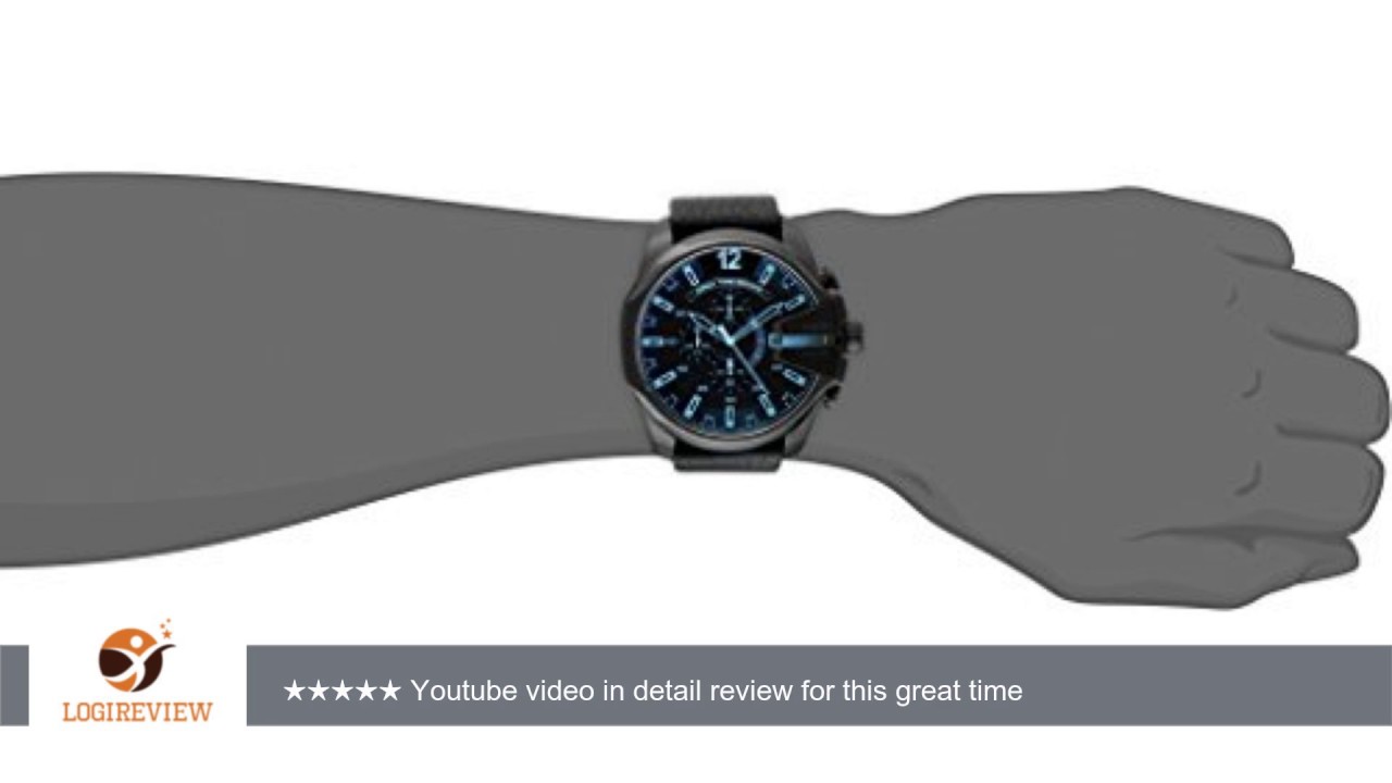 Diesel Men's DZ4323 Diesel Mega Chief Black Stainless Steel Watch ...