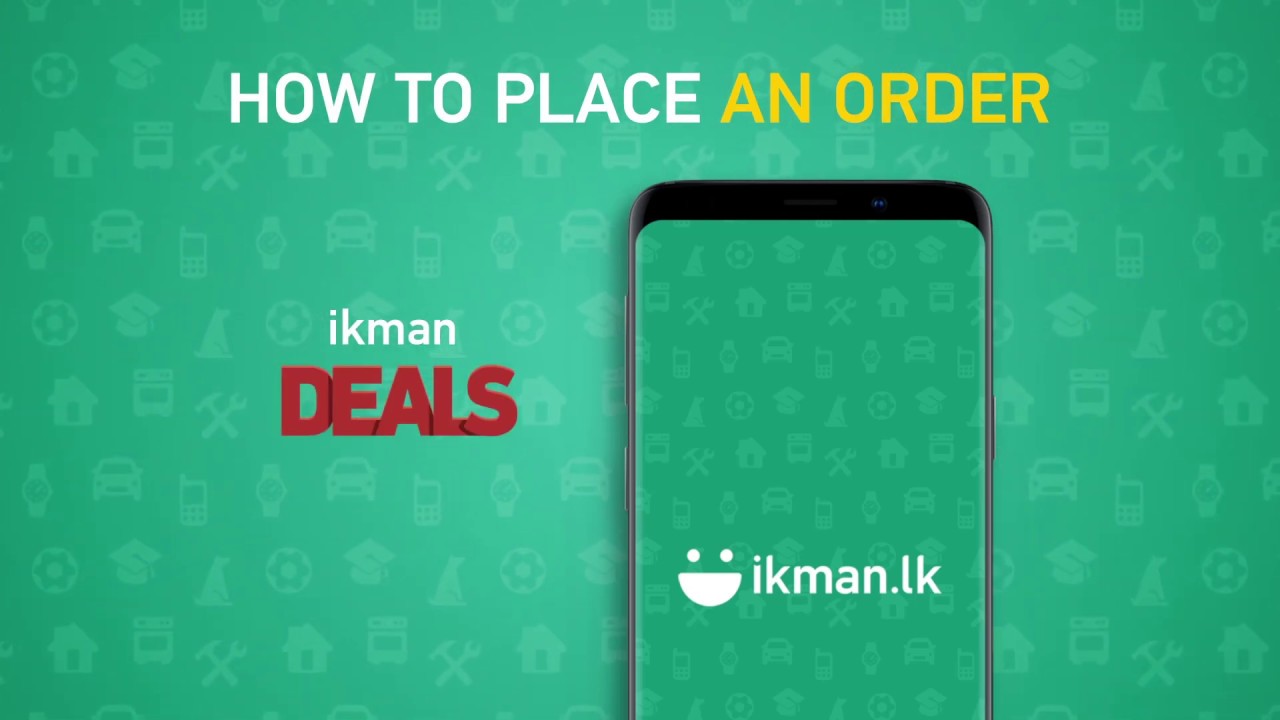 How to place an order on ikman Deals - YouTube