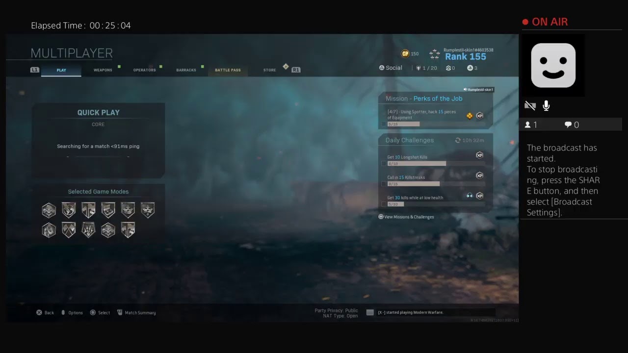 Rumplestil-skin1's Live PS4 Broadcast - YouTube