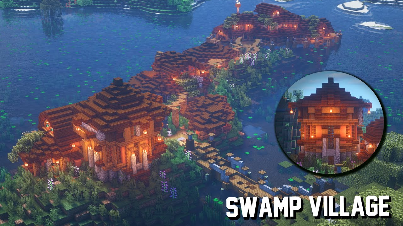 Minecraft Timelapse | Swamp Island Village - YouTube