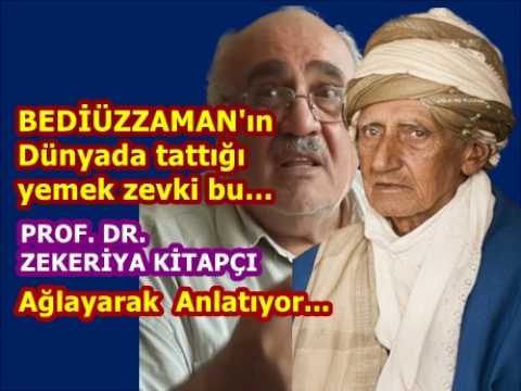 Ağlayarak anlatıyor... Bediüzzaman’ın dünyada yemek zevki bu… Prof. Dr. Zekeriya Kitapçı anlatıyor.