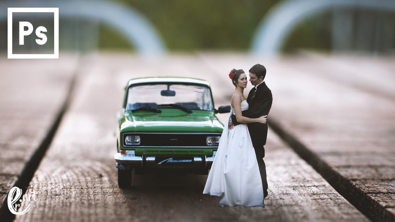 Miniature Prewedding Manipulation - Tutorial Photoshop - YouTube