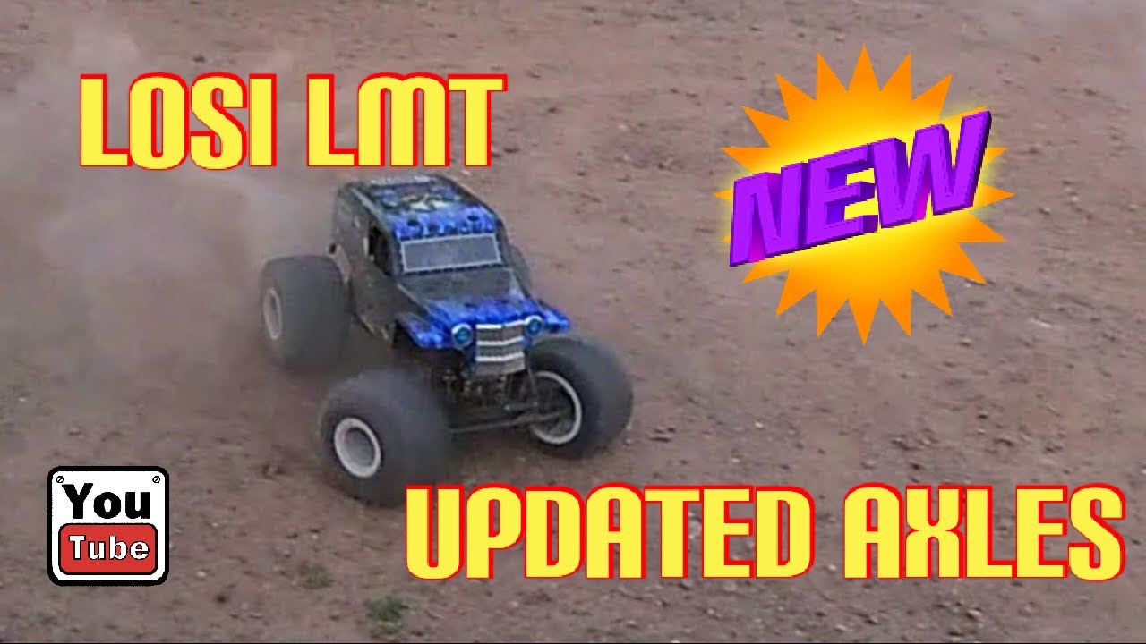 NEW!! Losi LMT Axle Housing Test on 4s! Raw Earl Special Edition! - YouTube