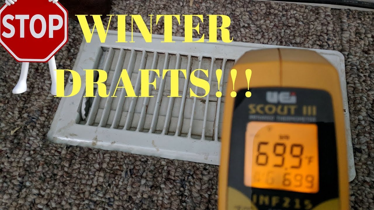 Video: Eliminate Winter drafts & STOP cold air leaks to the inside ...