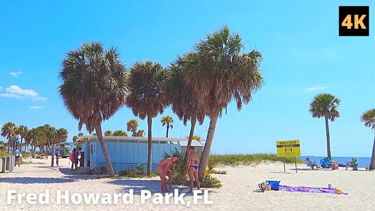 [4K] Fred Howard Park, Tarpon Springs, FL |WALKING TOUR| 2021(best ...