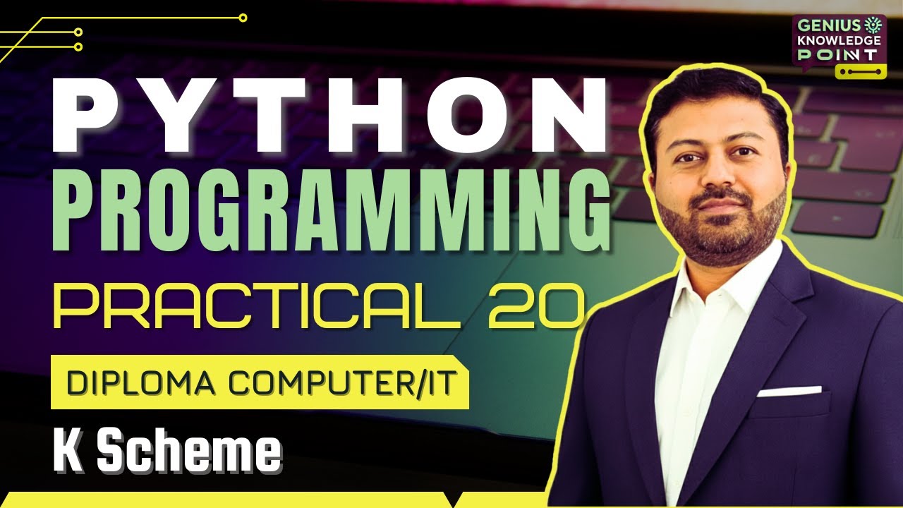 Python Class and Object with Example | Python Practical No. 20 ...