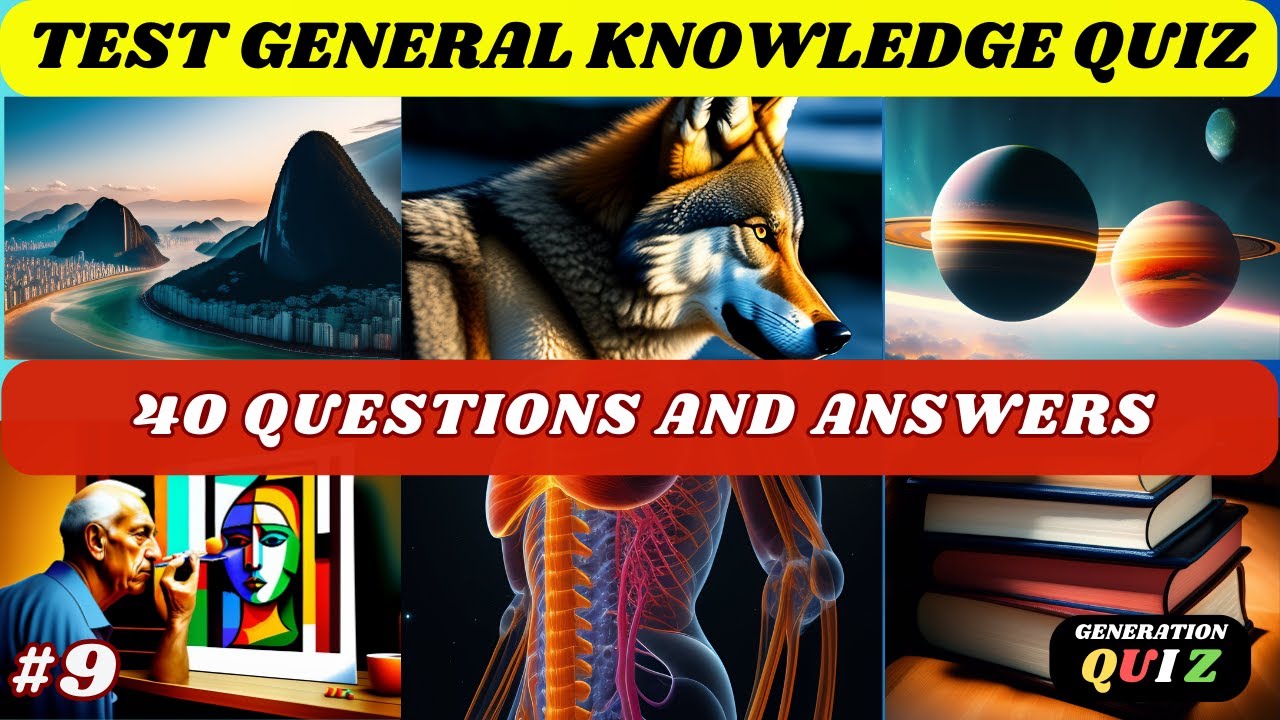 😃😃 40 QUESTIONS TEST GENERAL KNOWLEDGE QUIZ | Pub Trivia Quiz 2023 ...