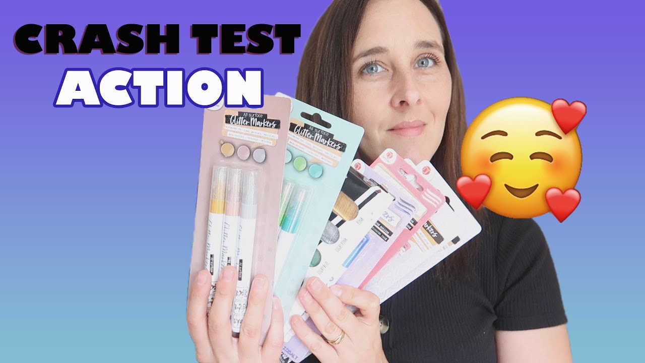 CRASH TEST ACTION / LOISIR CRÉATIFS / GLITTER MARKERS,OUTLINE MARKERS ...