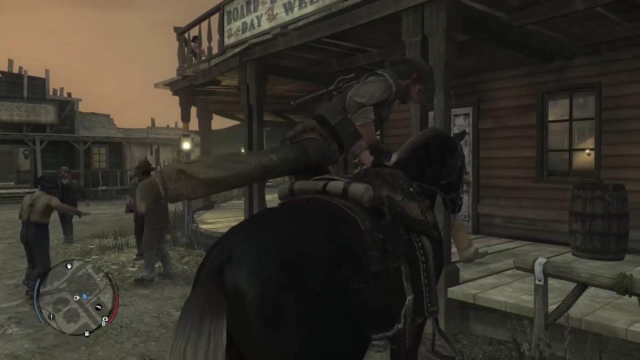 First time playing Red dead redemption - YouTube