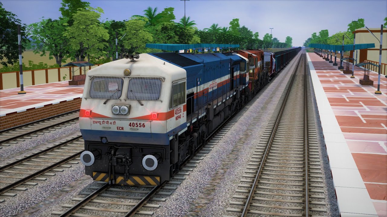 Train Simulator Journey ep.19 - [WDP 4D, WDM 3D] | COAL FREIGHT TRAIN ...