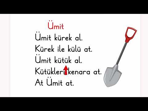 Ü sesi yeni müfredat okuma metinleri Ümit okuma metni okuma çalışması 1.Sınıf