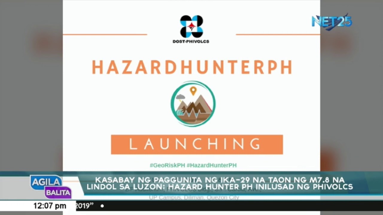 Hazard Hunter PH inilusad ng PHIVOLCS - YouTube